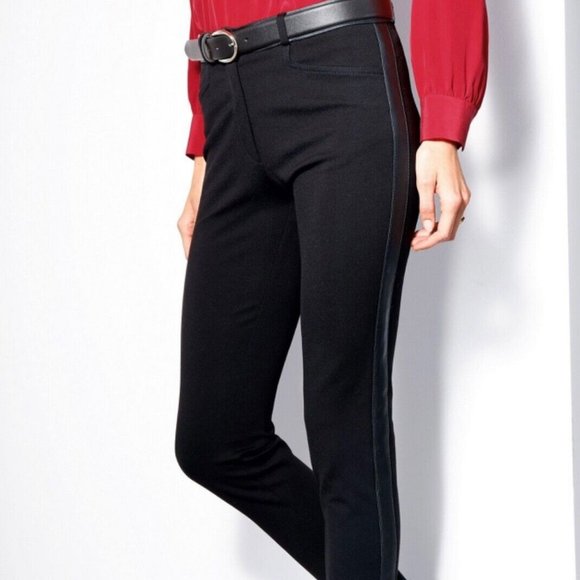 Basler | Pants & Jumpsuits | Basler Opulent Countryside Pocketed Slim ...